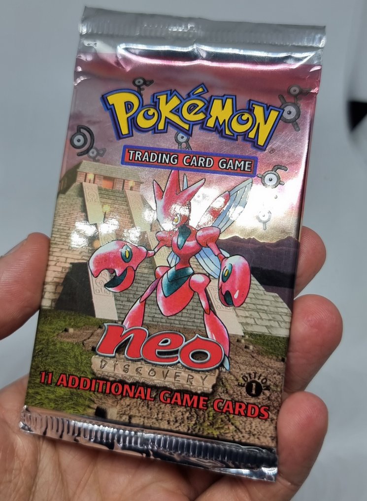 Wizards of The Coast - 1 Booster pack - Pokemon 1st Edition Neo Discovery Booster Pack Factory ...