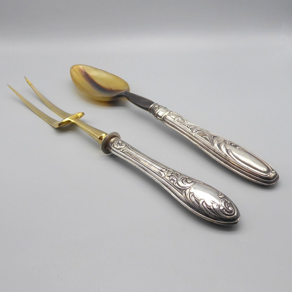 Mastro argentiere di Firenze - Servizio di posate - Cesellate e ...