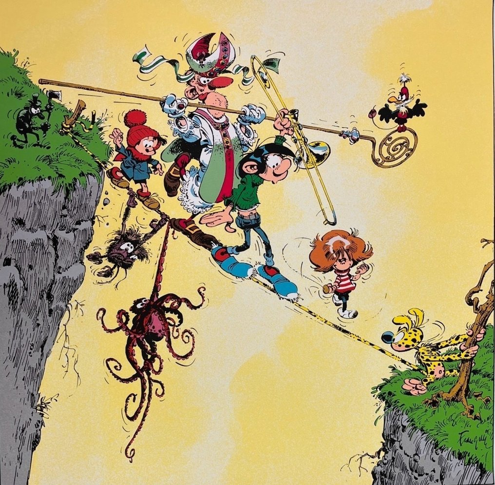 Franquin, André - 1 Silkscreen - Les Personnages de Franquin - 1996 ...