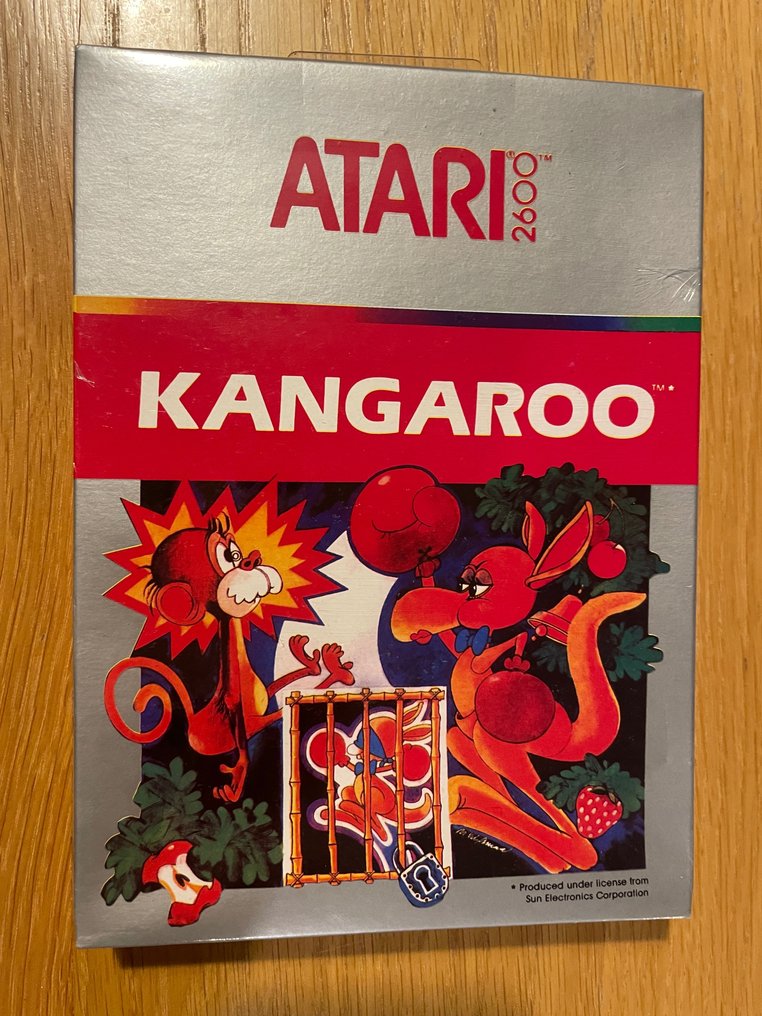 Atari - 1987 Rare Original Factory Sealed Atari 2600 KANGAROO - Video ...