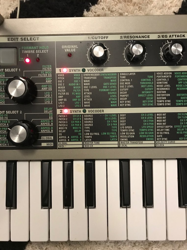 Korg - Micro Korg Synthesizer/Vocoder - - Keyboard-Synthesizer ...