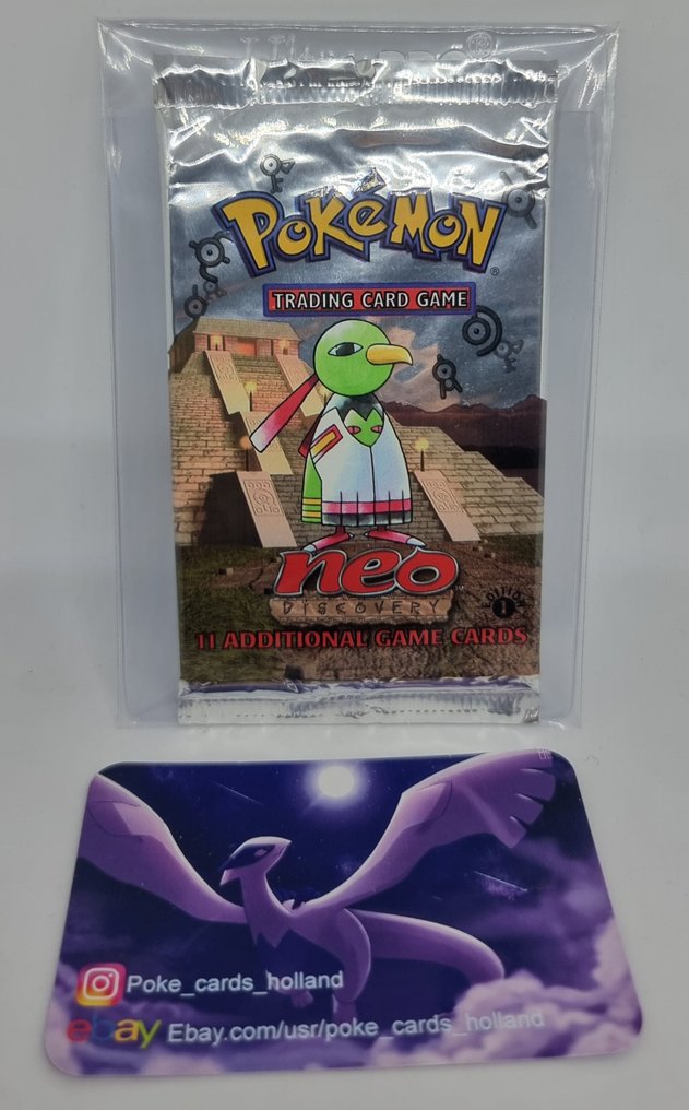 Wizards of The Coast - 1 Booster pack - Pokemon 1st Edition Neo Discovery Booster Pack Factory ...