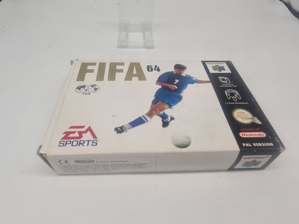 Nintendo 64-Bit N64 - 1st print - FIFA 64 - EA Sports - EUR PAL - Nintendo 64 - Video game ...