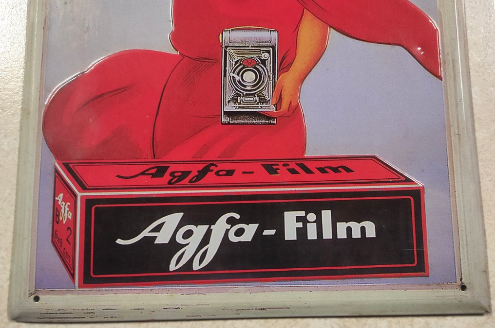 Agfa Film, Marcello Dudovich - Advertising sign - Metal - Catawiki