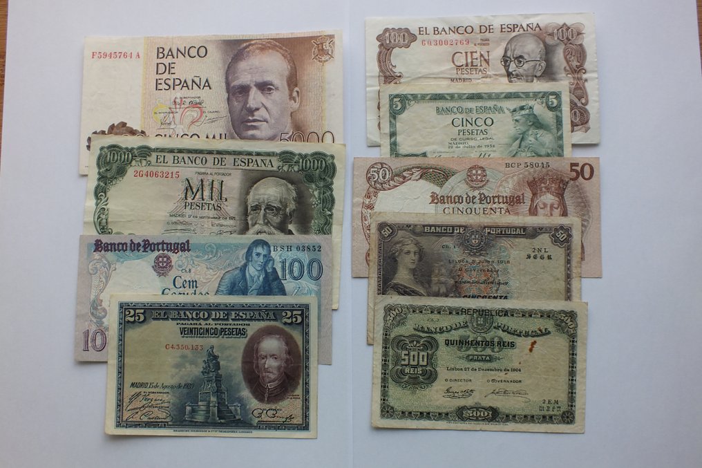 World. - 9 banknotes - various dates - Catawiki