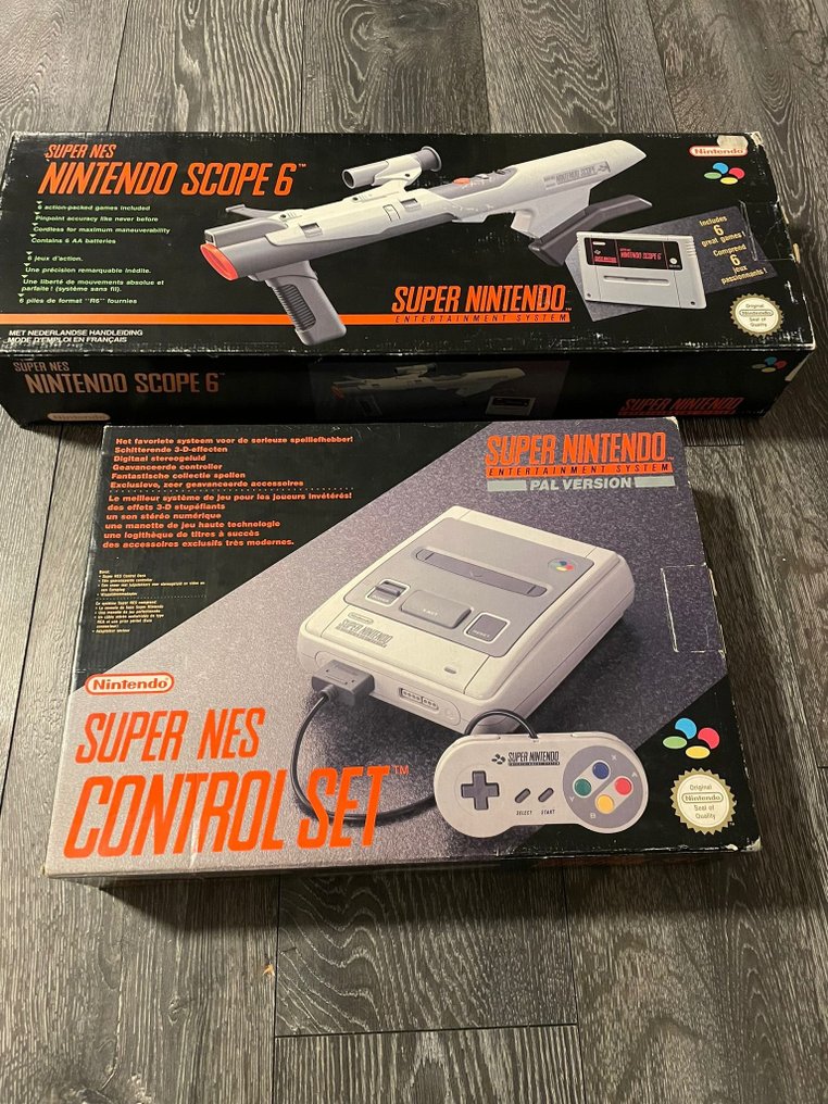 Nintendo - Control Set + Nintendo Scope 6 - SNES - Video game console ...