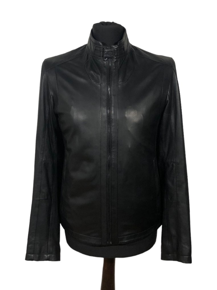 Zegna - Leather jacket - Catawiki