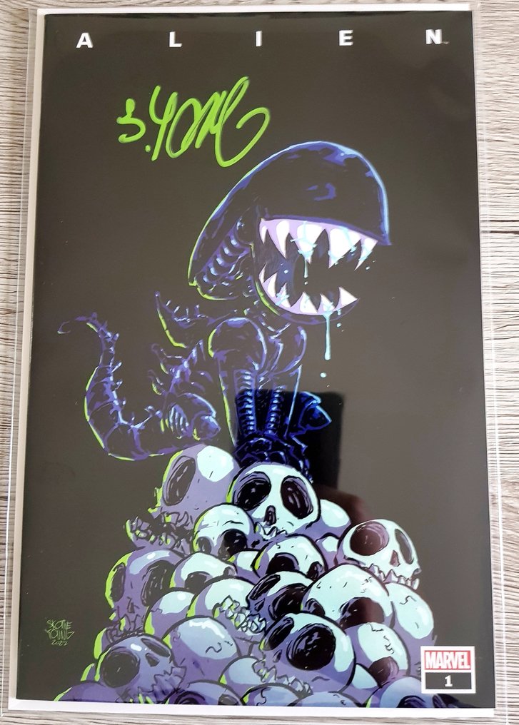 Alien #1 Skottie Young Exclusive Signature - Signed by Skottie Young ...