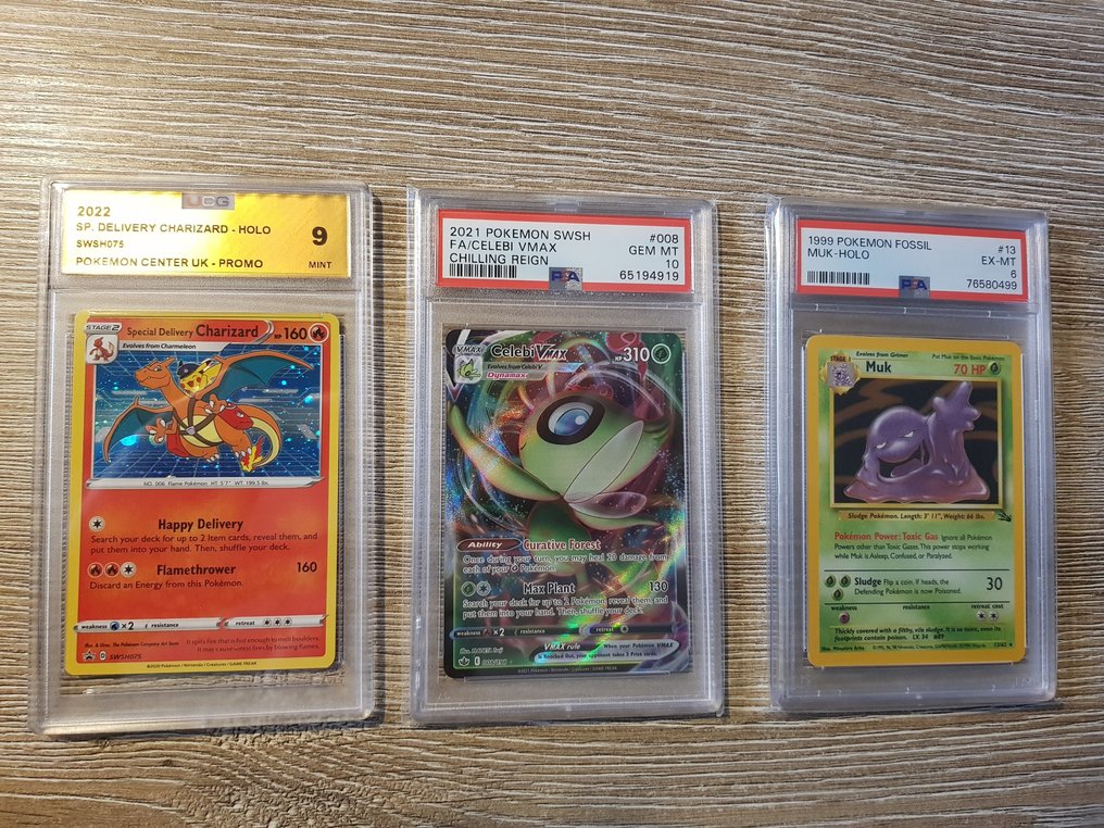 Pokémon - 3 Graded card - PSA 10 - Catawiki