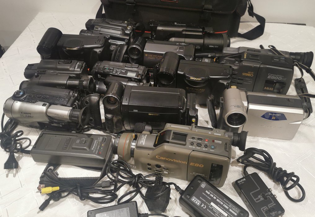 Canon Sharp Job Lots Incl Canon Sharp Sony Camcorders Digital Camera Catawiki