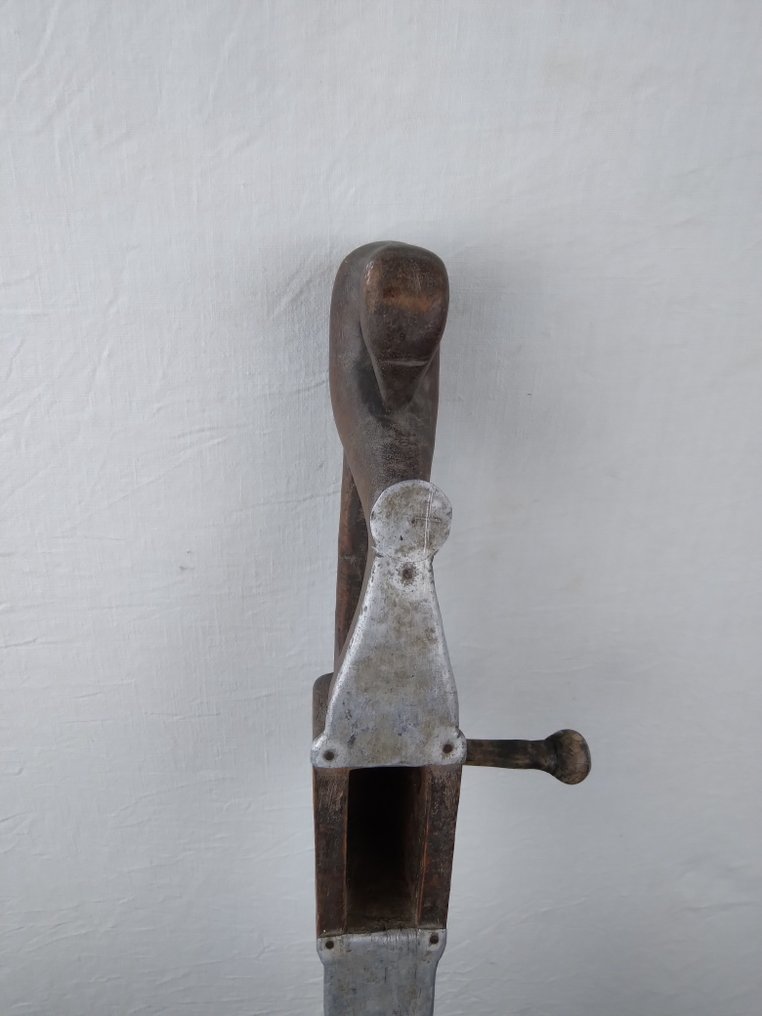 Ghichak - Aluminium, Leather, Wood - Afghanistan - early 20th century ...