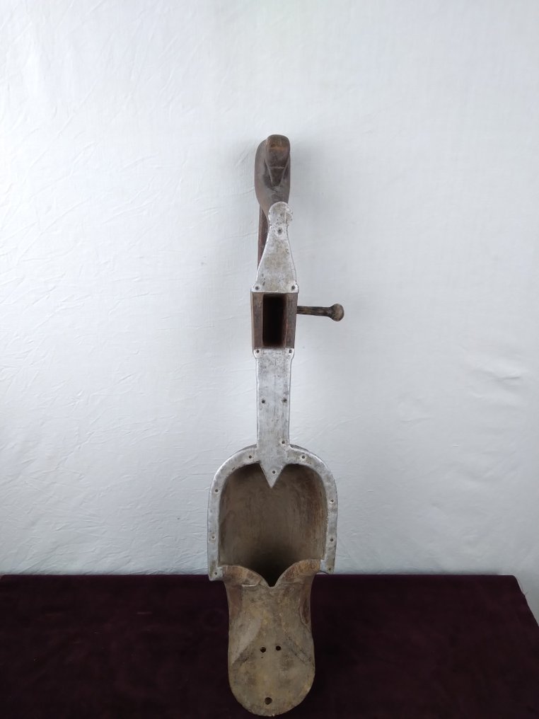 Ghichak - Aluminium, Leather, Wood - Afghanistan - early 20th century ...