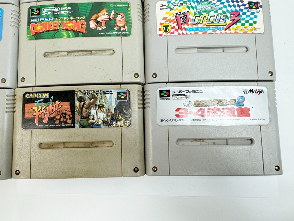 Bandai, Nintendo, SNK, capcom - WHOLESALE LOT of 12 Nintendo SNES SUPER ...