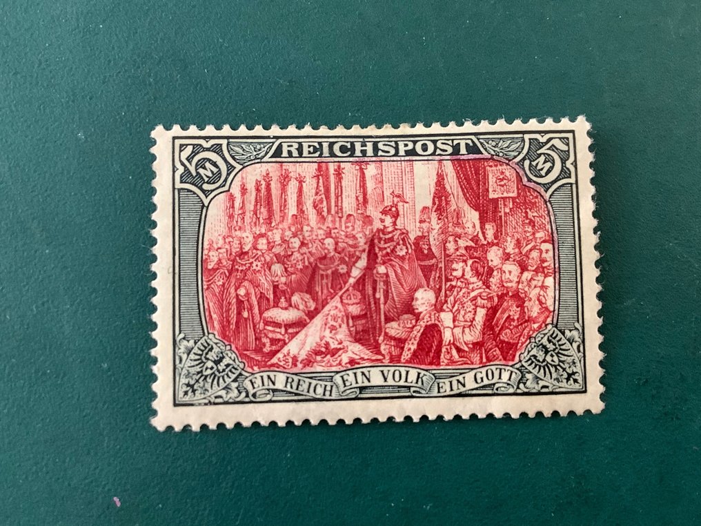 Duitse Rijk 1900 - 5 Mark Reichspost - Michel 66 - Catawiki