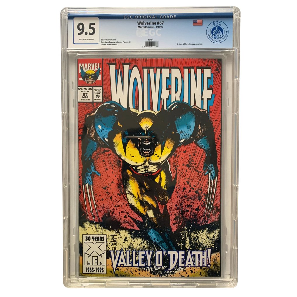 Wolverine #67 - EGC 9.5 - 1 Graded comic - 1993 - Catawiki