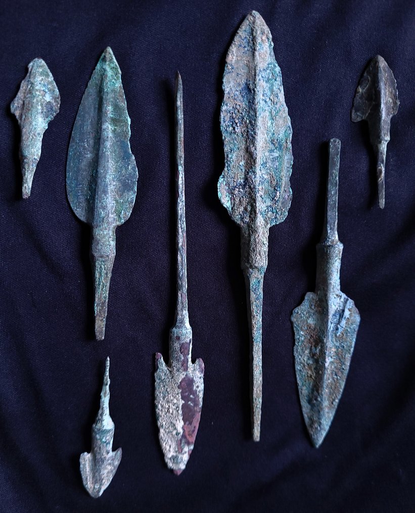 Bronze Age Bronze Arrow head - 140 mm - Catawiki