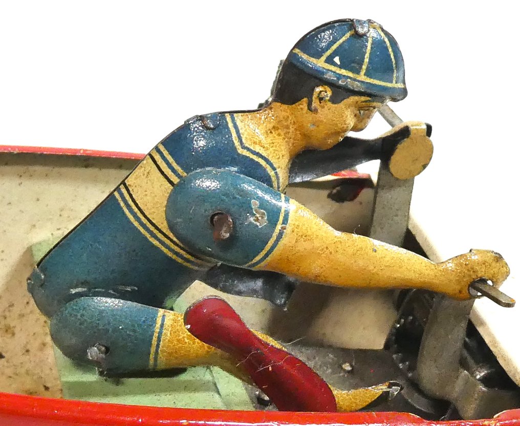 Arnold (Germany) # - Tin toy Pre-War "Roeiboot / Rowing Boat ...