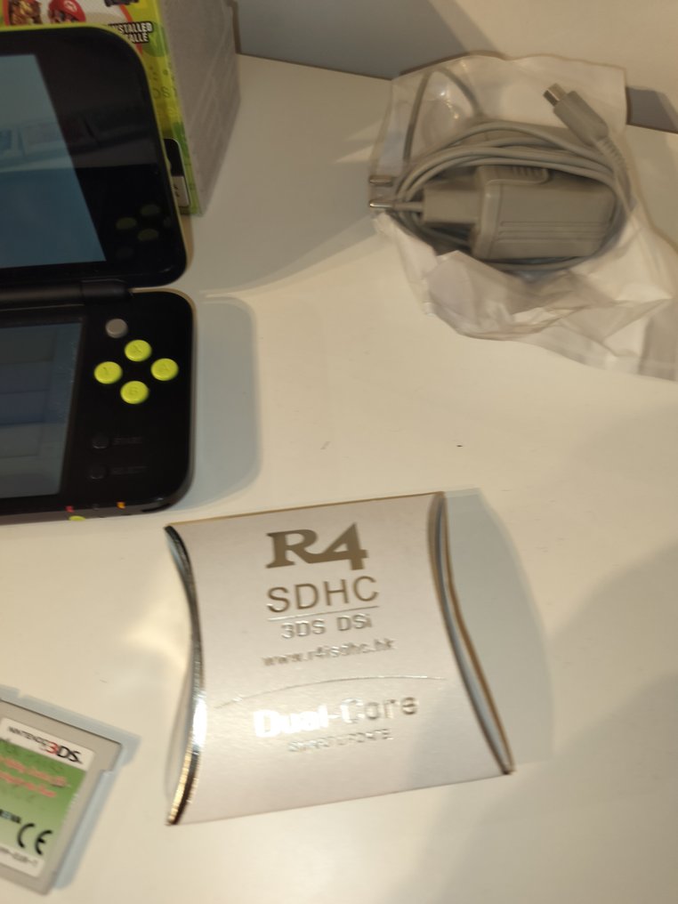 Nintendo - Rare original Nintendo 2ds xl lime Mario edition with ...