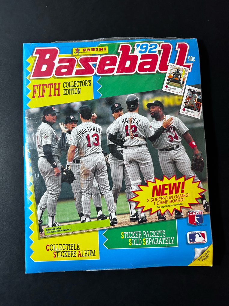 Panini - Baseball 1992 USA Version Factory seal (Empty album + complete ...