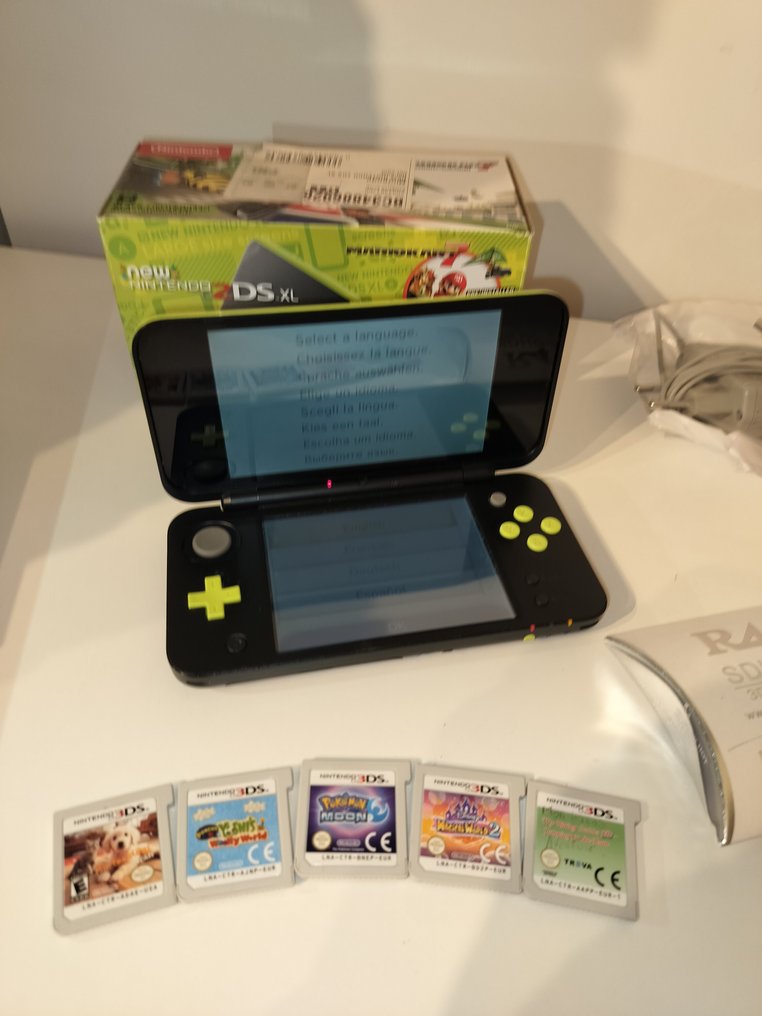 Nintendo - Rare original Nintendo 2ds xl lime Mario edition with ...