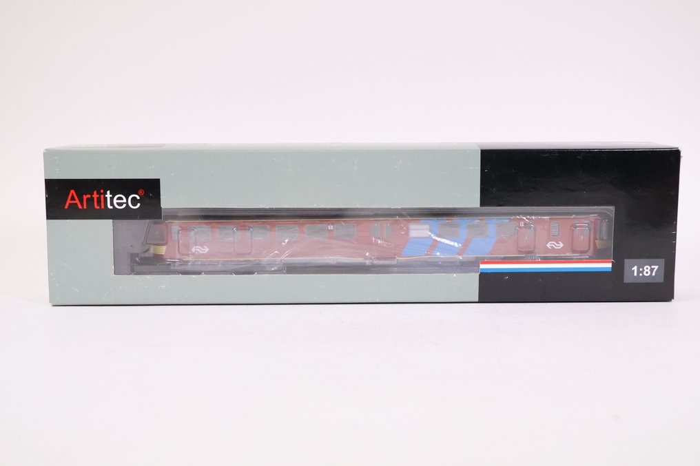 Artitec H0 - 20.130 - Train unit (1) - DE1, No.50, red with advertising ...