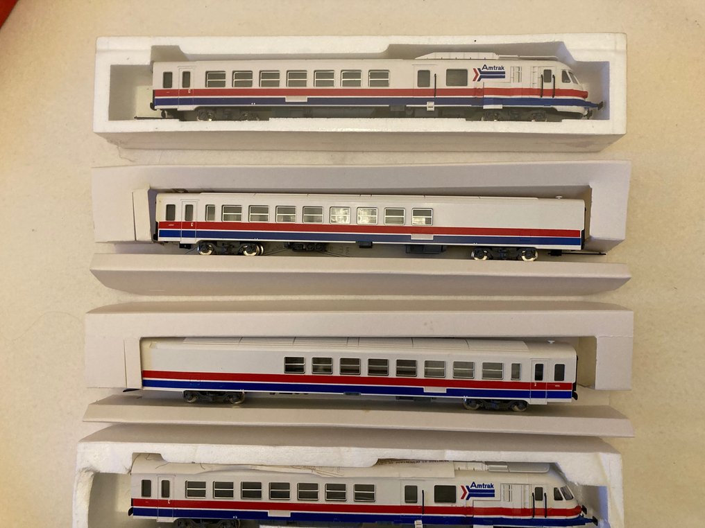 Jouef H0 - 8998/5894 - Modeltrein (4) - Turbotrein RTG - Amtrak - Catawiki