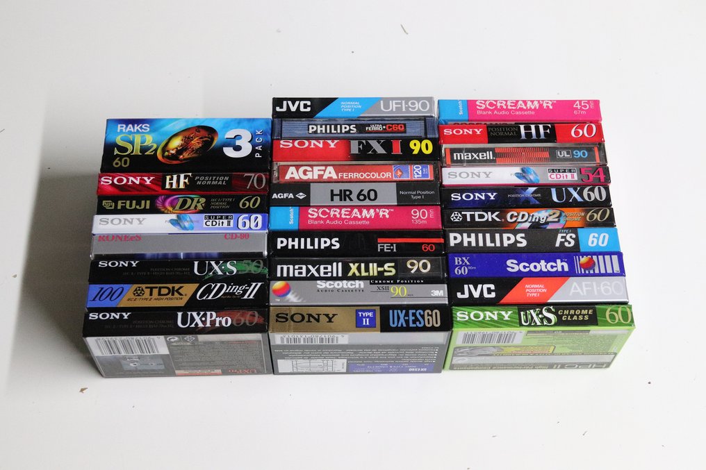 Scotch Tdk Rones Maxell Philips Sony Jvc Agfa - Scotch Tdk Rones Maxell Philips Sony Jvc Agfa ...