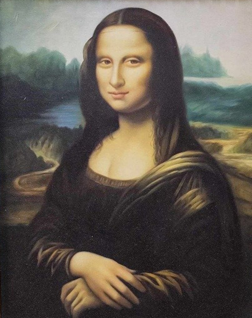 Scuola europea (XX) - Monna Lisa - Catawiki