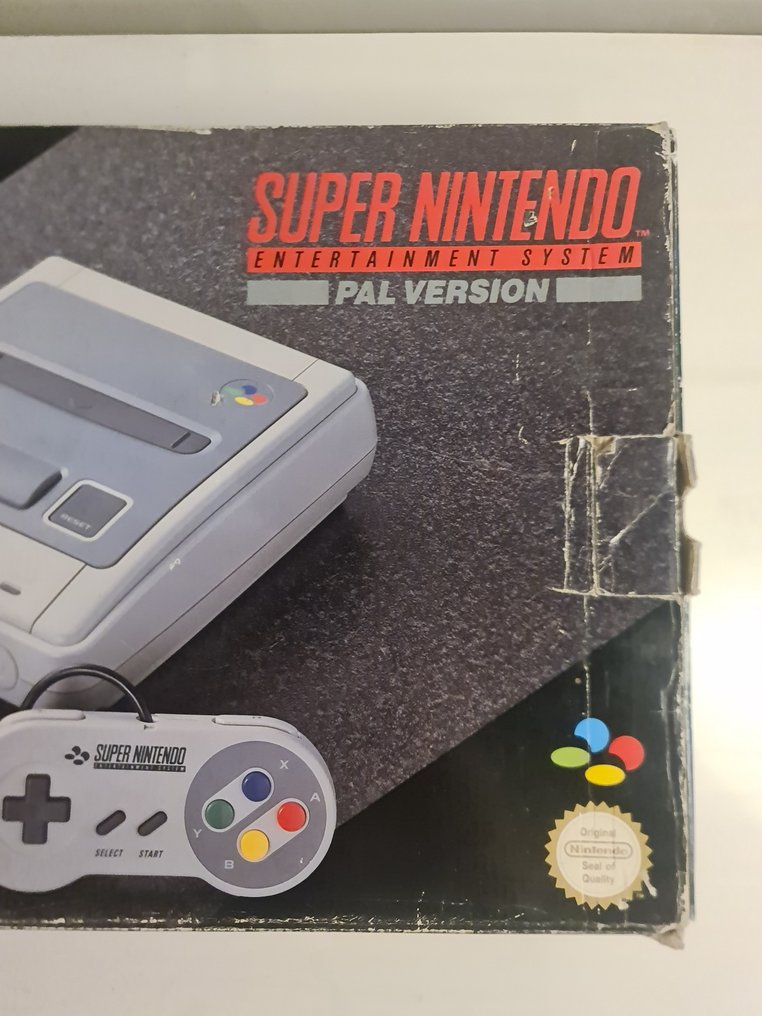 Nintendo Snes Super Rare Big Box Super Edition Big Box+ rare inlay and ...