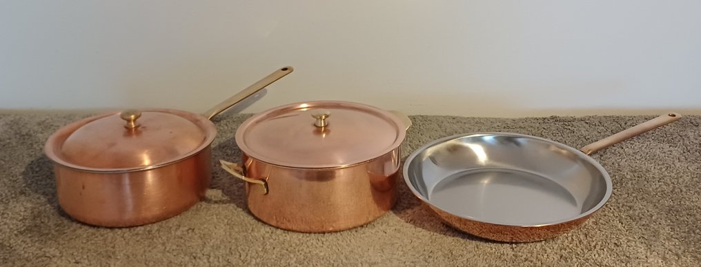 Spring Culinox - Casserole (3) - Copper, Stainless steel - Catawiki