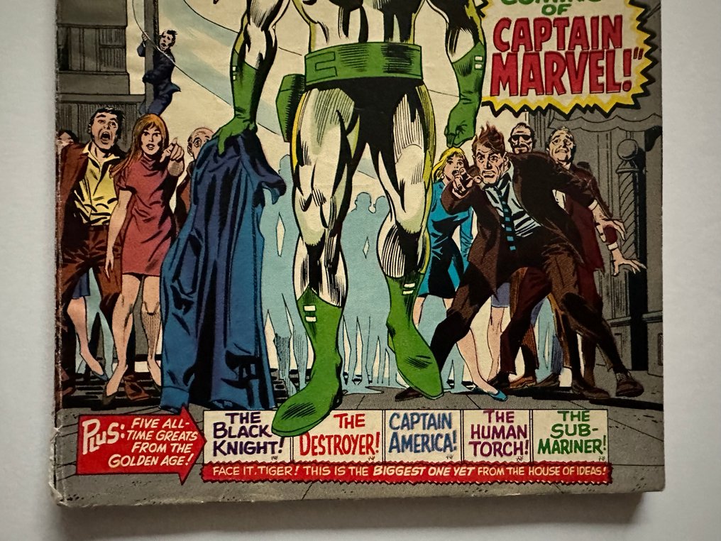 Marvel Super-Heroes #12 - Origin & 1st Appearance Of Captain Marvel ...