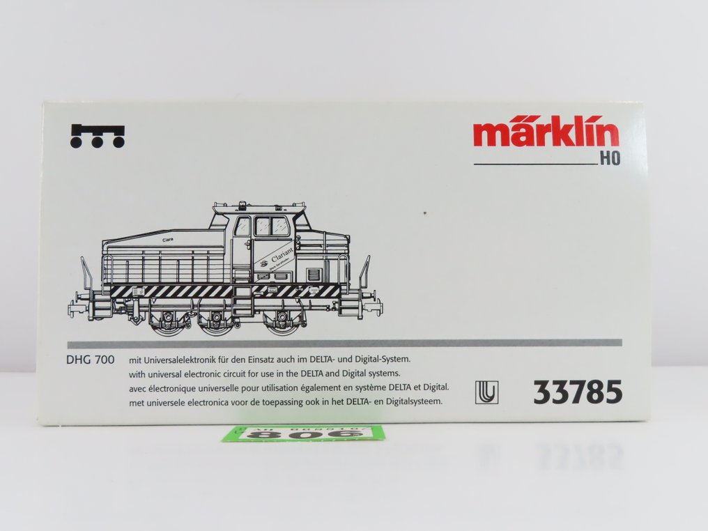 Märklin H0 - 33785 - Diesel locomotive (1) - Henschel DHG-500 "Clara" - ADtranz - Catawiki