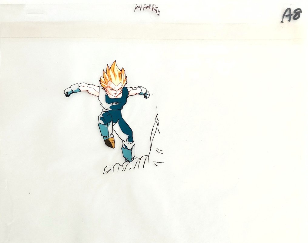 Cel of Vegeta - Toei Animation - 3 Original colour drawing - Dragon ...