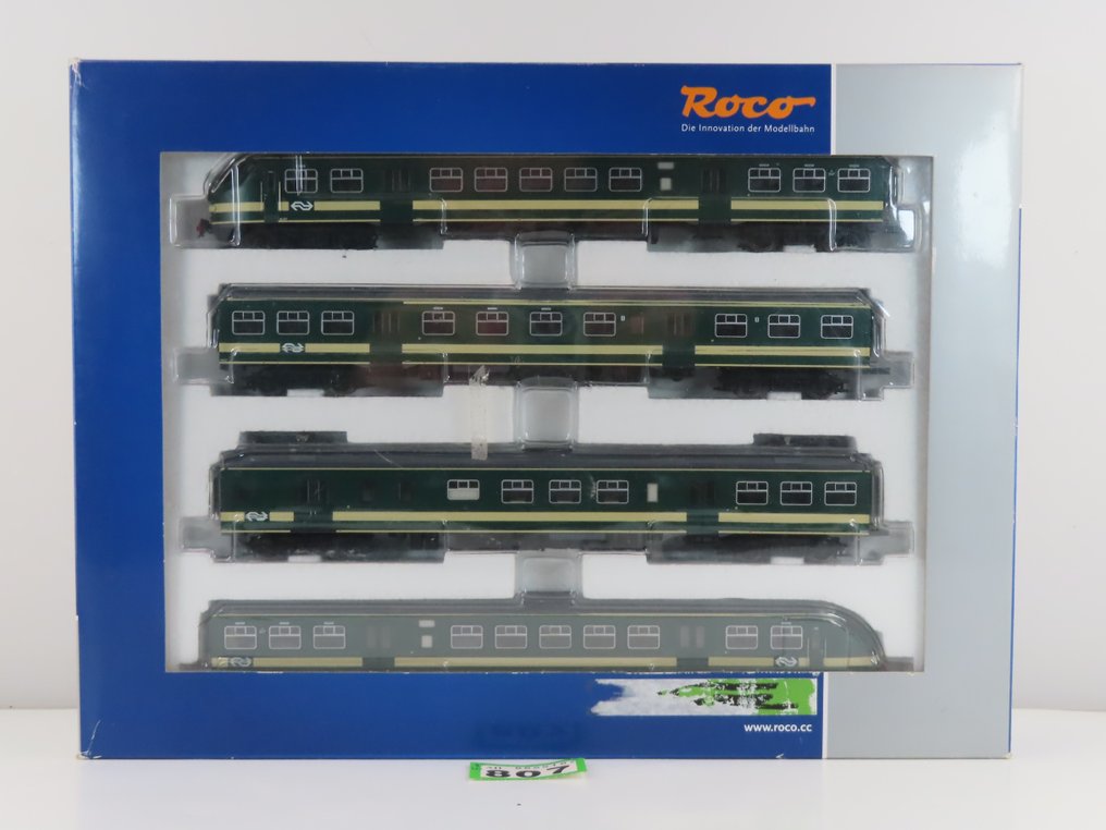Roco H0 - 63166 - Train unit (1) - 4-piece set Mat '64 'Plan T', Full ...