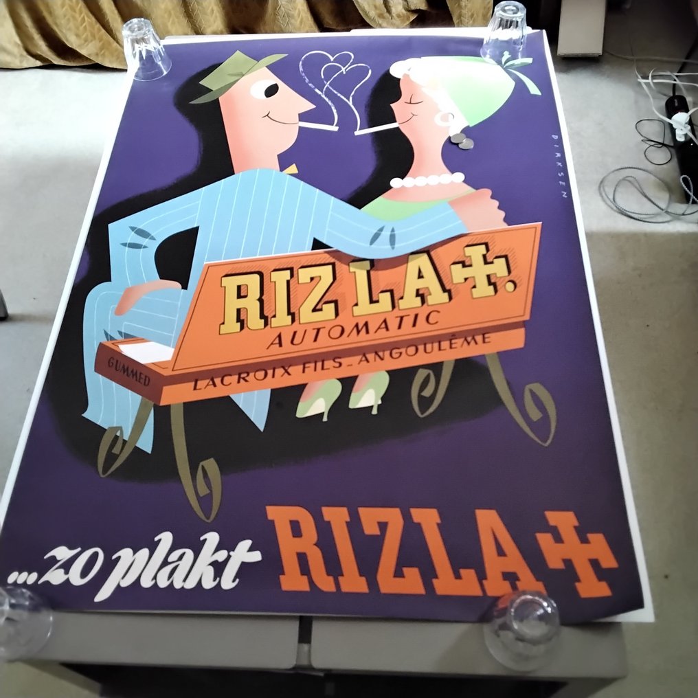 Reyn Dirksen rizzla - Rizzla plakt beter - 1960s - Catawiki