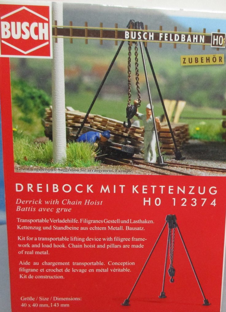 Busch, Kibri H0 - 38826/7850/12374 - Kits de construcción de modelismo ...