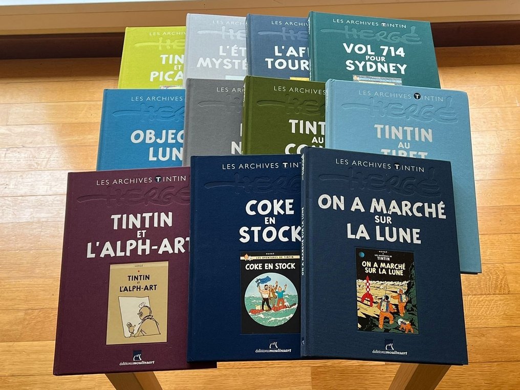 Tintin - Archives Tintin - 11x C - 11 Albums - First edition - 2010/ ...