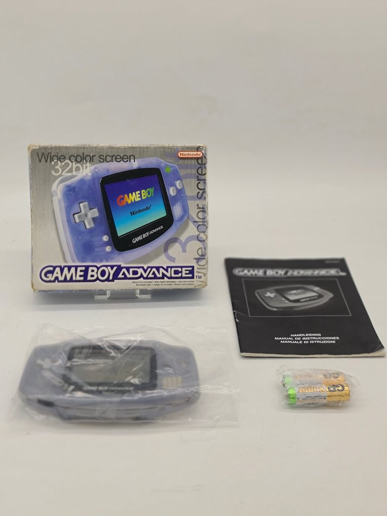 Nintendo - Gameboy Advance Glacier Edition Boxed - PAL - EUR Sealed on ...