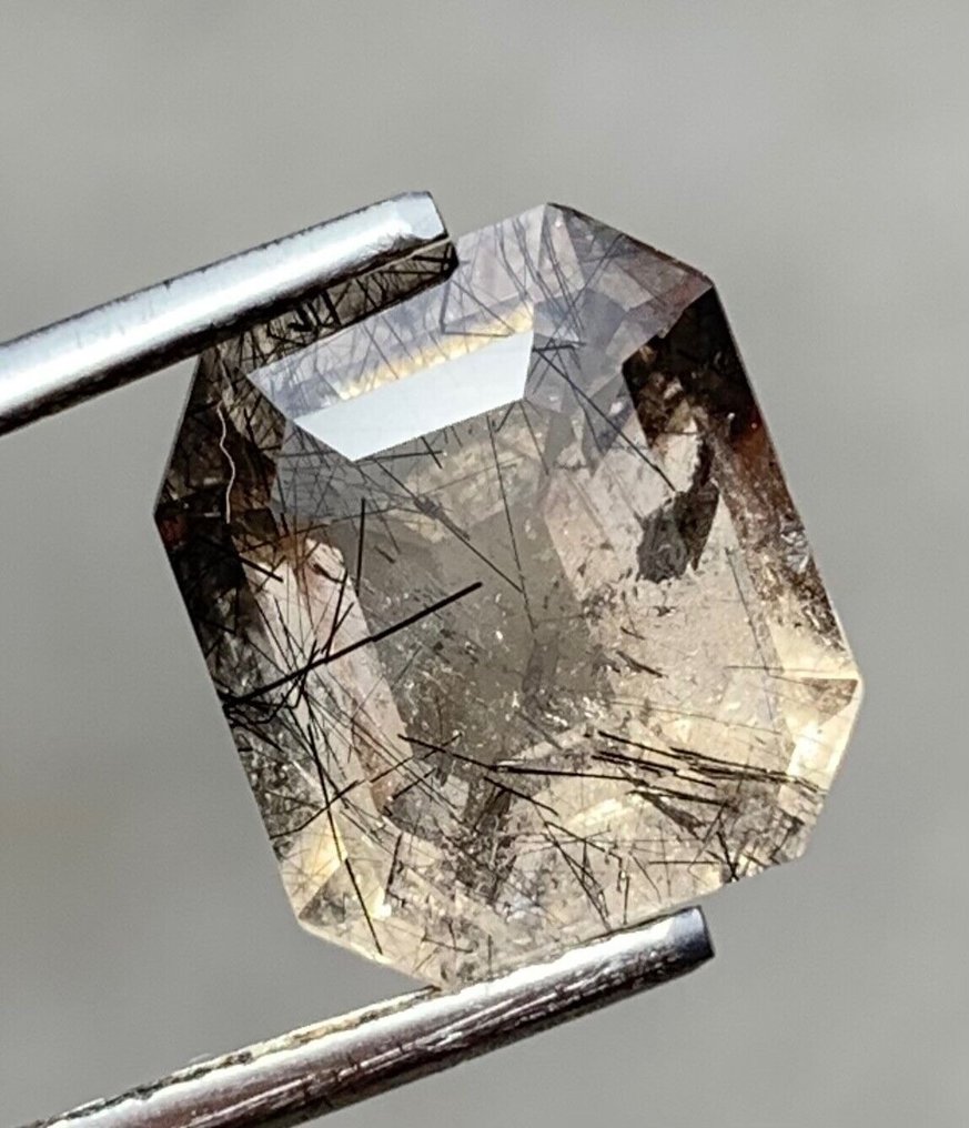 1 pcs Smoky Quartz Rutile - 4.80 ct - Catawiki