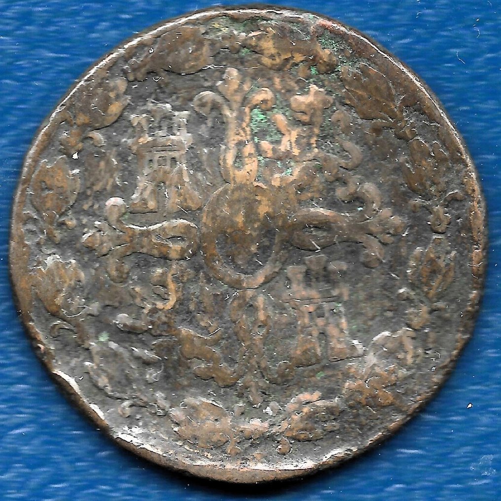 Spain. Carlos III (1759-1788) - Carlos IV (1788-1808). 4 + 8 maravedis ...