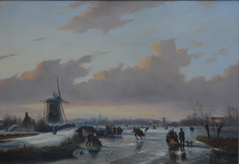 Jan Jacob Spöhler (1811-1886) - IJsgezicht - Catawiki