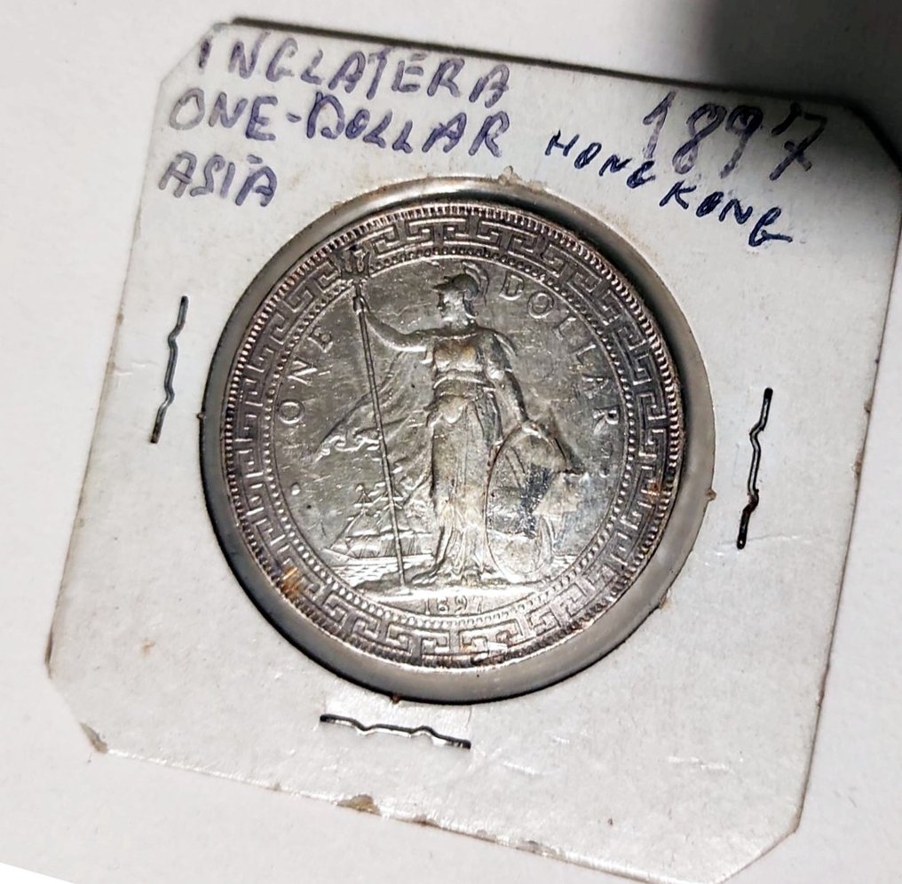 British Hong Kong. Trade Dollar 1897 - Catawiki