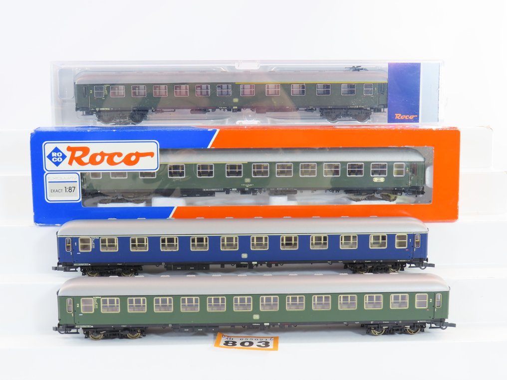 Roco H0 - o.a. 44641 - Wagon de passagers pour trains miniatures (4 ...