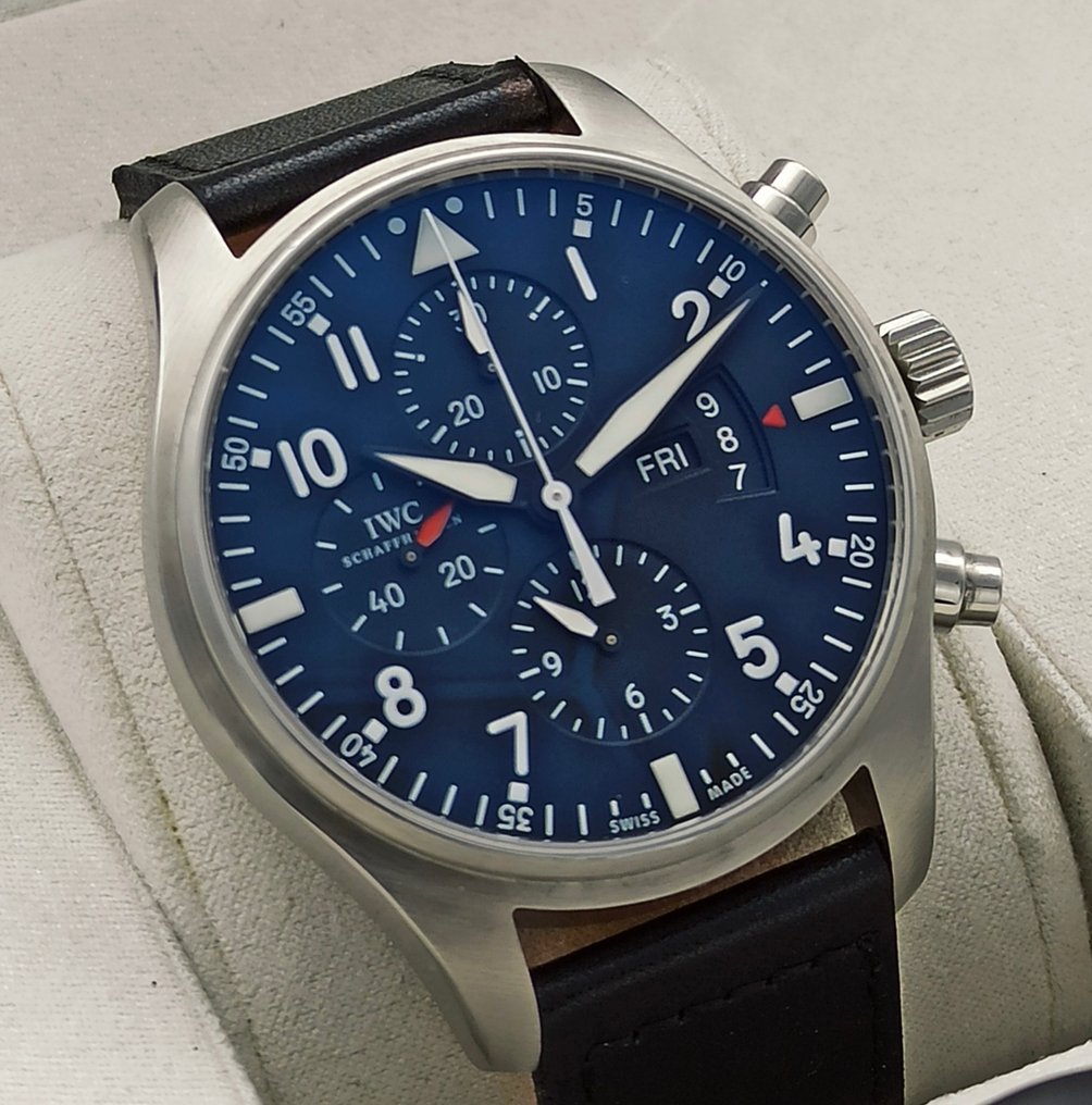 IWC - Fliegeruhr Pilot Chronograph “Black Dial” - IW377701 - Men - 2011 ...