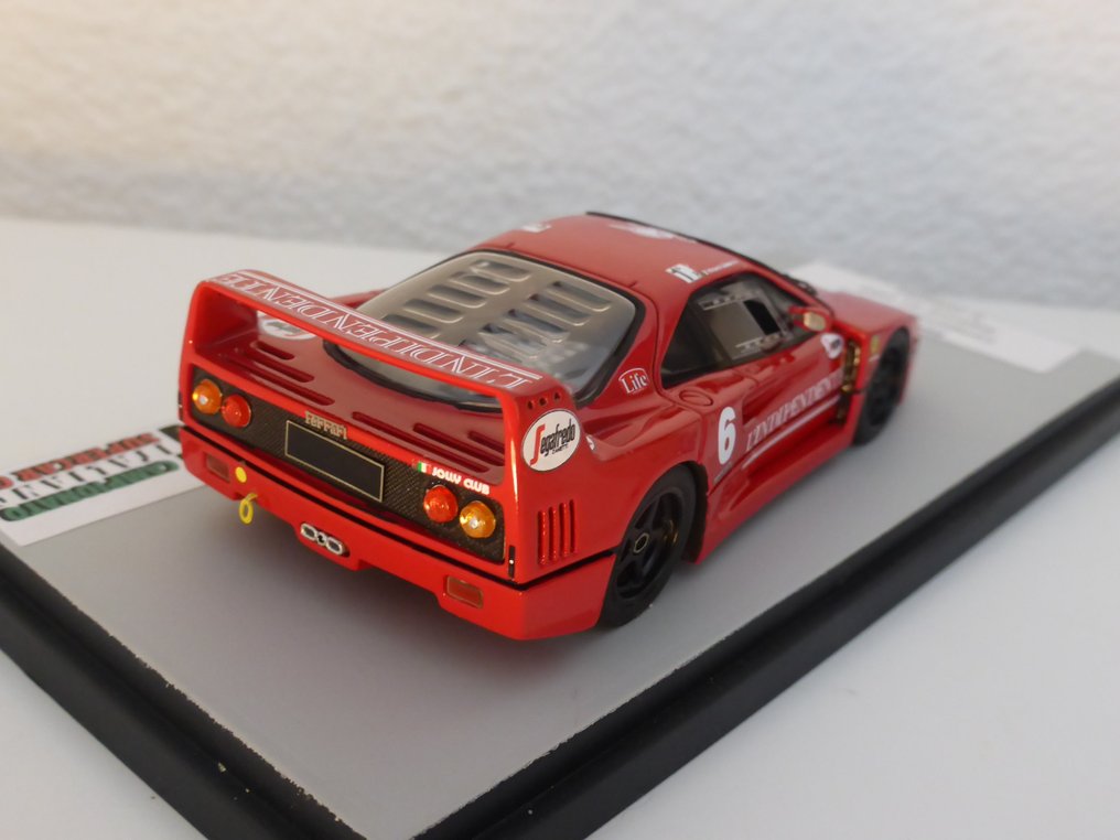 BBR 1:43 - 1 - Voiture de course miniature - Ferrari F40 Competizione Supercar GT 1993 #6 V ...