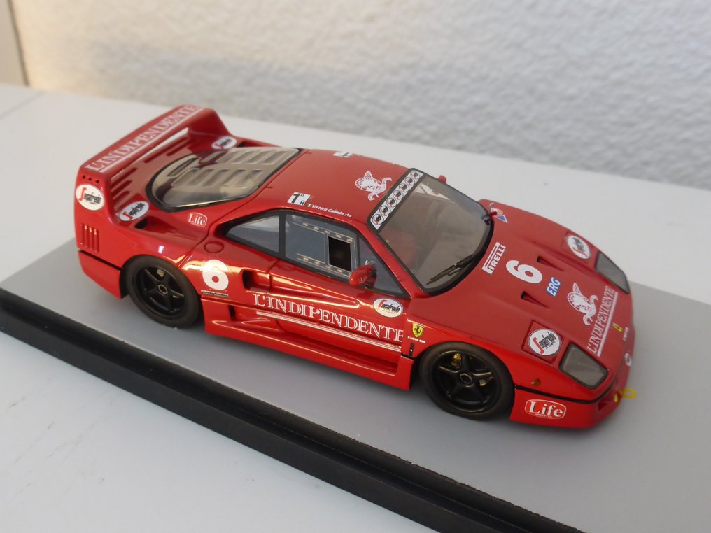 BBR 1:43 - 1 - Voiture de course miniature - Ferrari F40 Competizione Supercar GT 1993 #6 V ...
