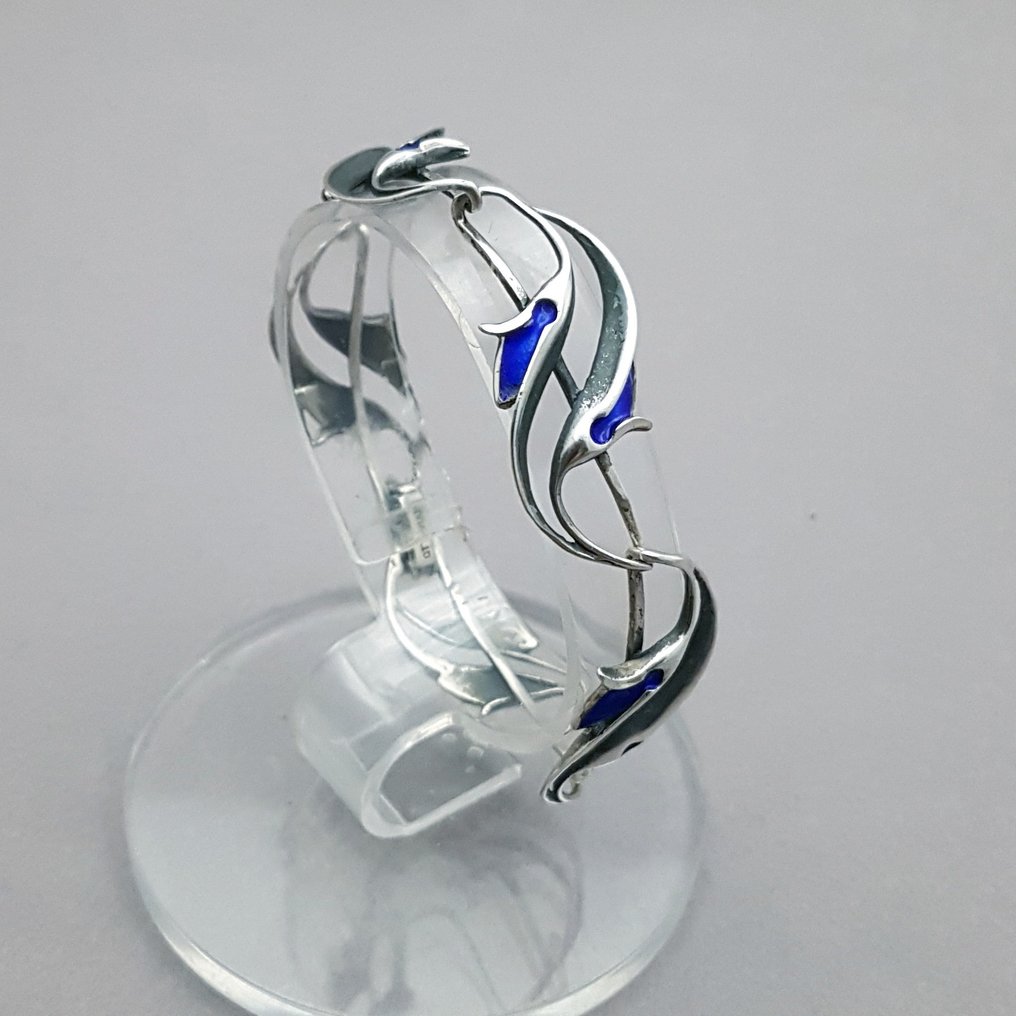 Vintage 'Collectors Item' - Ottaviani - 925 Silver - Bracelet - Blue ...