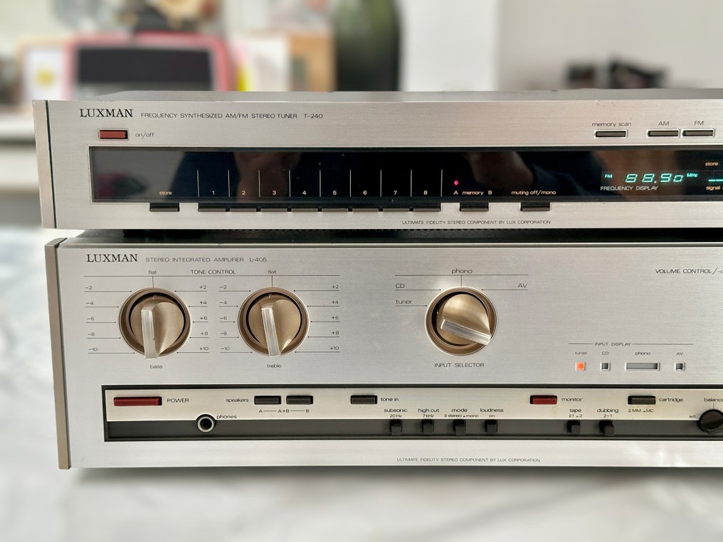 Luxman - L-405/T-240 Amplificador de estado sólido - Catawiki