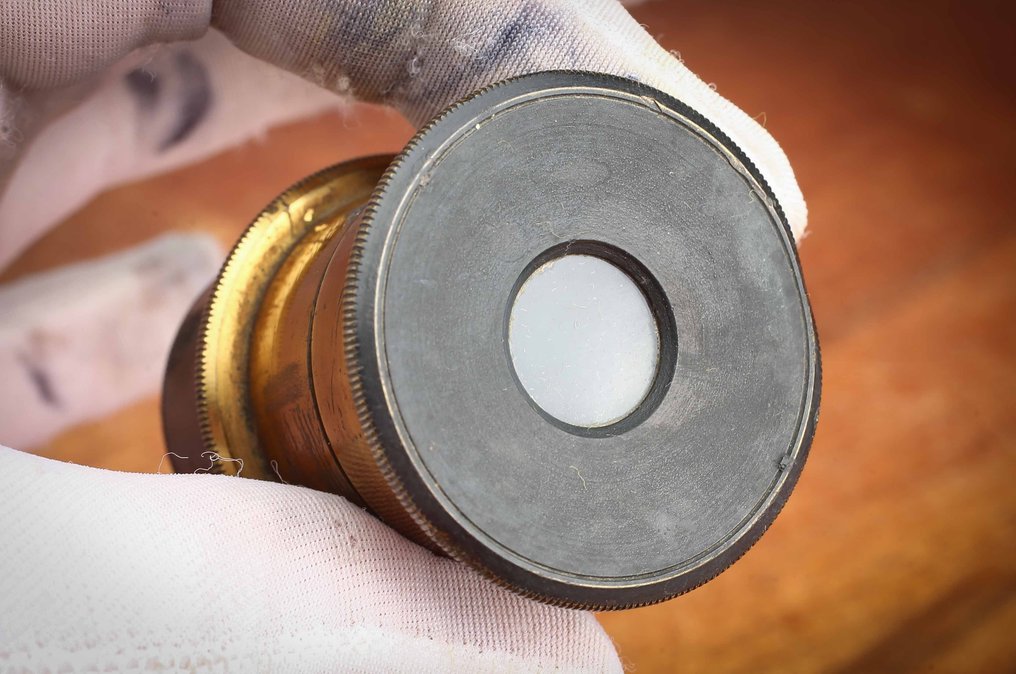 Loupe de mise au point en laiton pour Chambre grand Format vers 1885 ...