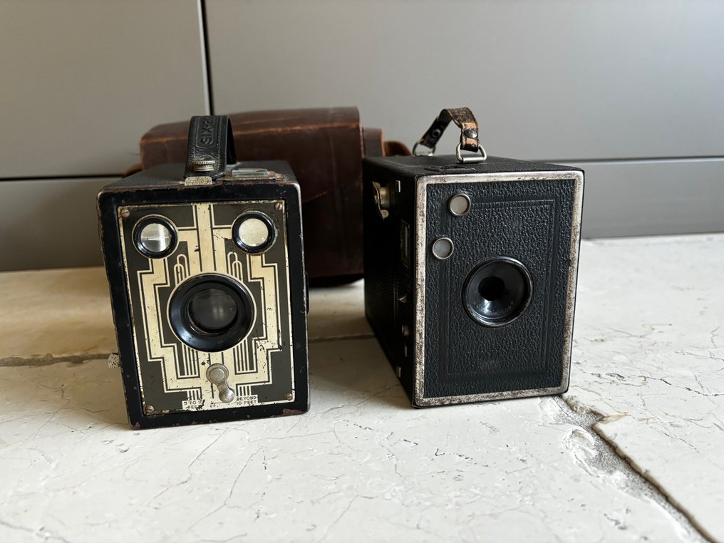 Agfa, Kodak Kodak Brownie nº 2A-C, -2-F, -six-20 en Agfa Box camera ...
